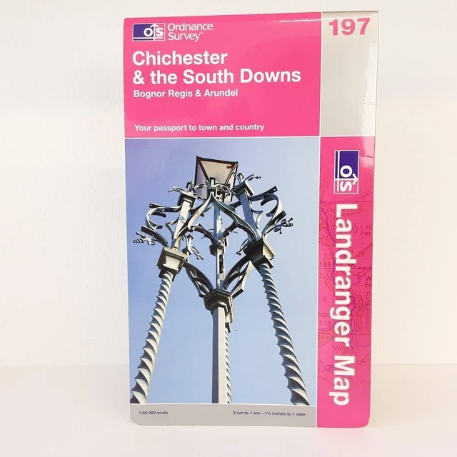 ORDNANCE SURVEY CHICHESTER & the South Downs OS Landranger Map Sheet No ...