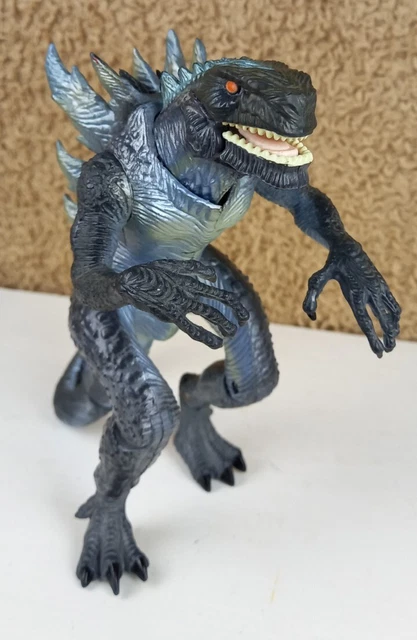 GODZILLA MOVIE GODZILLA Fang Bite Trendmasters Figura 9,5" 1998 LEGGERE ...