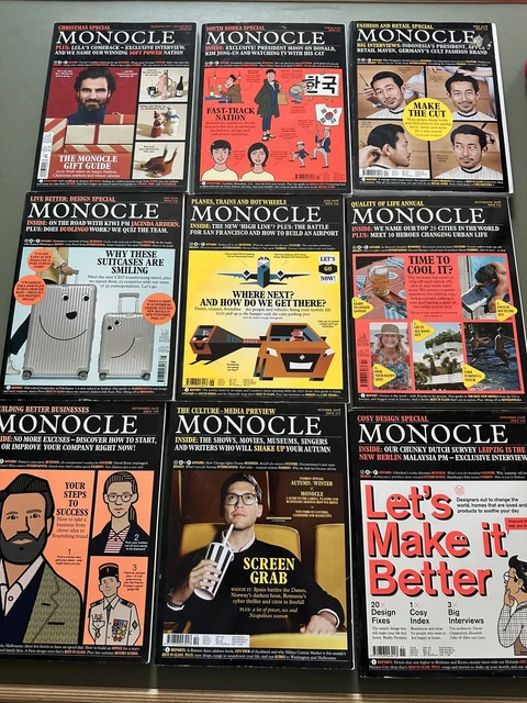 THE MONOCLE 2018 Lot - NINE issues £35.46 - PicClick UK