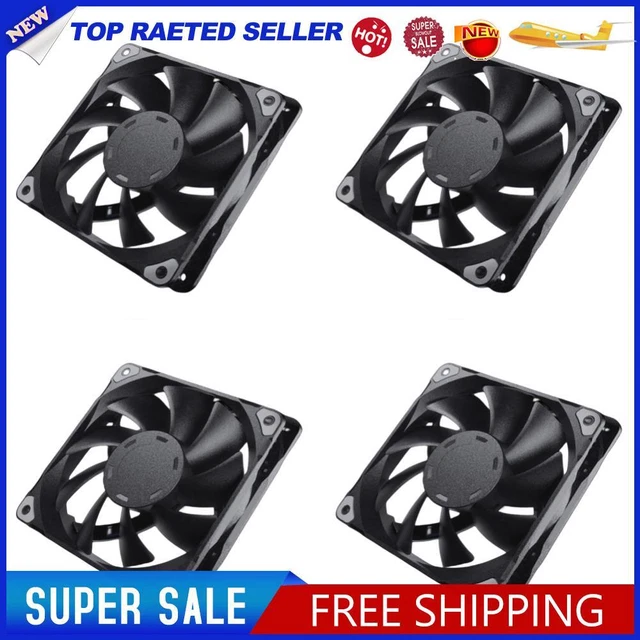 PC CASE FAN 4-Pin PWM Cooling Fan Silent CPU Cooler for Computer Cases ...