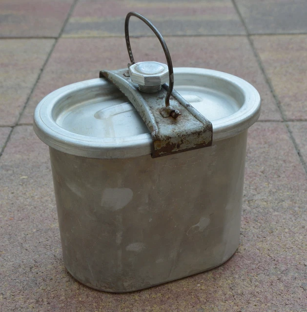 GERMAN WW2 WEHRMACHT Soldier Mess Kit Food Aluminum Container Can War ...
