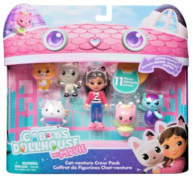GABBY'S DOLLHOUSE MOVIE CAT-VENTURE CREW PACK 11 Figures & Accessories ...