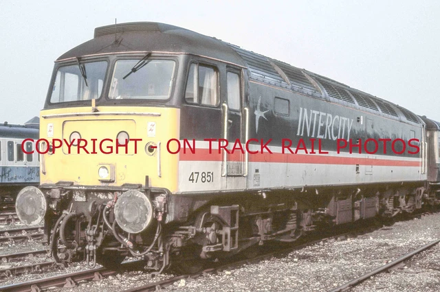 UK RAILWAY PHOTOGRAPH Of Class 47 47851. Rm47-2795 £1.70 - PicClick UK