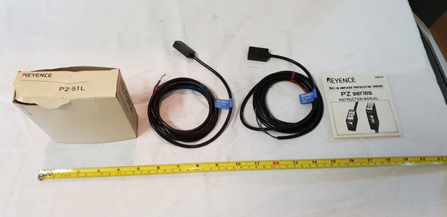 KEYENCE PZ-51L AMPLIFIER Photoelectric Sensor 12-24VDC PZ-51LT PZ-51R ...