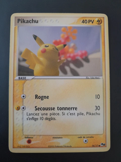 CARTE POKÉMON PIKACHU POP 2. 16/17 - Rare FR Très Très Bon État EUR 24 ...