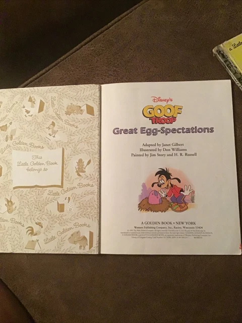 VINTAGE DISNEY’S GOOF Troop A Little Golden Book 1992 £4.76 - PicClick UK
