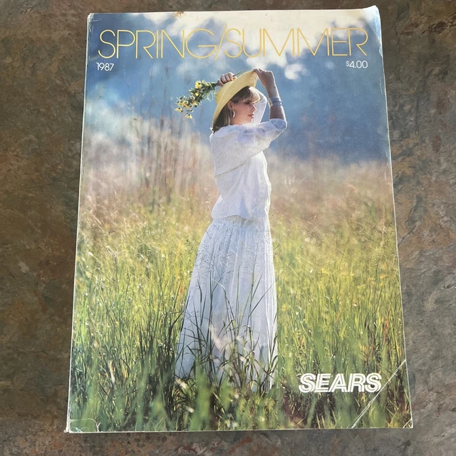 VINTAGE SEARS 1987 Spring Summer Fashion Catalog Furniture Rare Canada ...