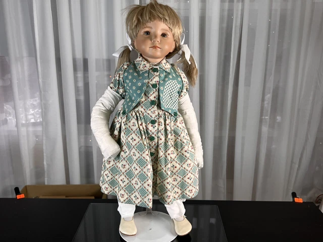 POUPON DE COLLECTION Porcelaine Poupée 64 Cm. en Parfaite Condition EUR 78,01 - PicClick FR