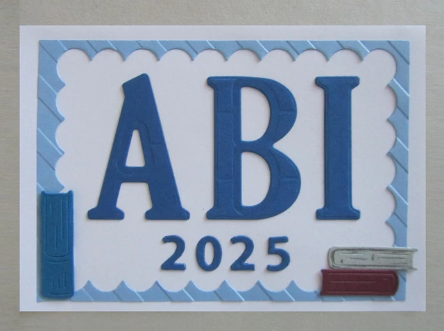 ABI KARTE ABITUR 2025 Grußkarte bestandene Prüfung Bestanden ...