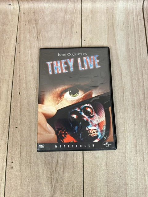 THEY LIVE (DVD) Roddy Piper Keith David Meg Foster - Region 1 + Tracked ...