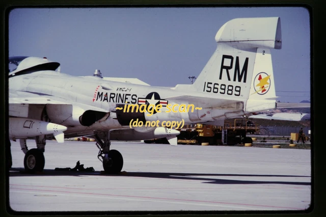 USMC MARINES VMCJ-1 Grumman EA-6A Intruder Aircraft in 1971, Original ...