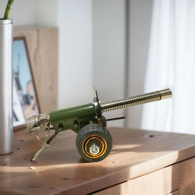 MINI CANNON MODEL Firecracker Launcher Model Artillery Cannon Desktop ...