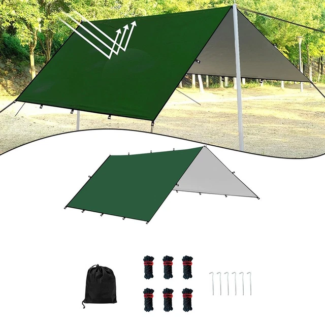 ABRI BACHE DE pluie compact pour activit??s de plein air l??ger et facile ?? ut EUR 64,85 ...