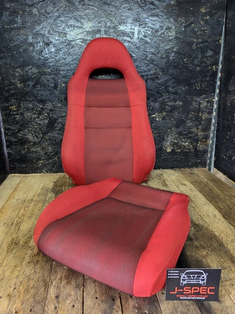 TOYOTA MR2 MK3 Roadster/Spyder/MR-S 1999 - 2006 Facelift Red Cloth Seat ...
