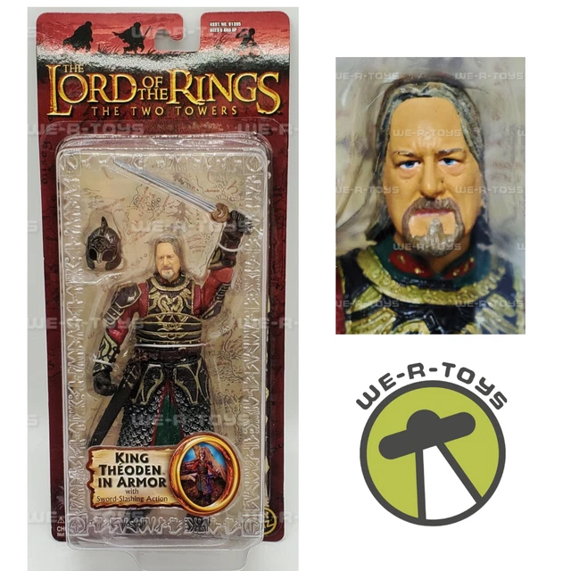 LORD OF THE Rings King Theoden in Armor 2003 Toy Biz #81397 NRFB EUR 36 ...