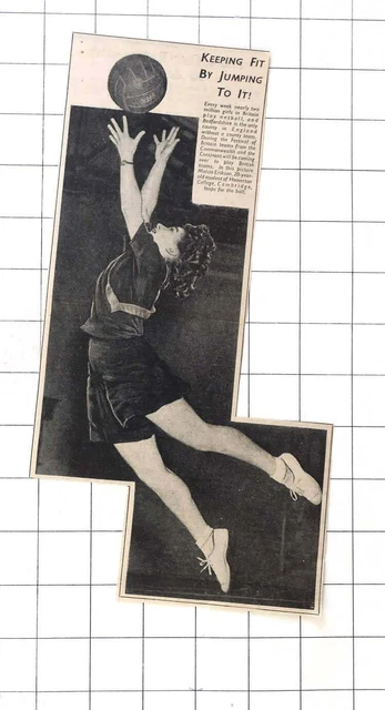 1950 MAISIE ERICKSON 20 ans, Homerton College Cambridge, Netball EUR 7 ...