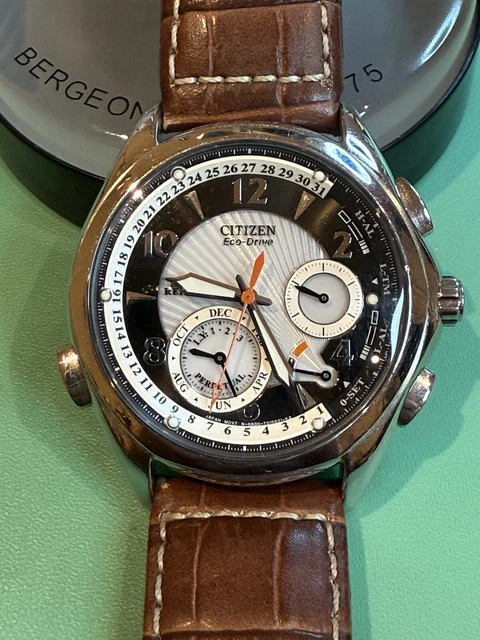 CITIZEN MEN’S ECO Drive Minute Repeater Perpetual Calendar Watch- G900 ...