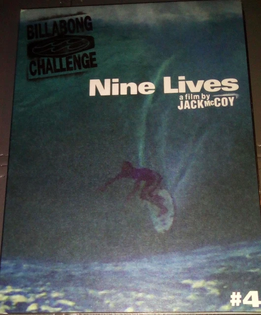 NINE LIVES DVD Jack Mccoy Surfing Film Uk Seller £6.99 - PicClick UK