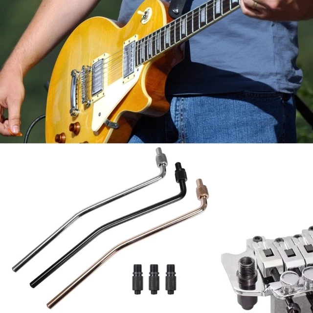 DOUBLE TREMOLO ARM Bar with Whammy Bar Jacks for Electric Guitar ...