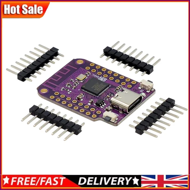 ESP32 S2 MINI V1.0.0 WIFI Board Based ESP32-S2FN4R2 4MB FLASH 2MB PSRAM Useful £5.28 - PicClick UK