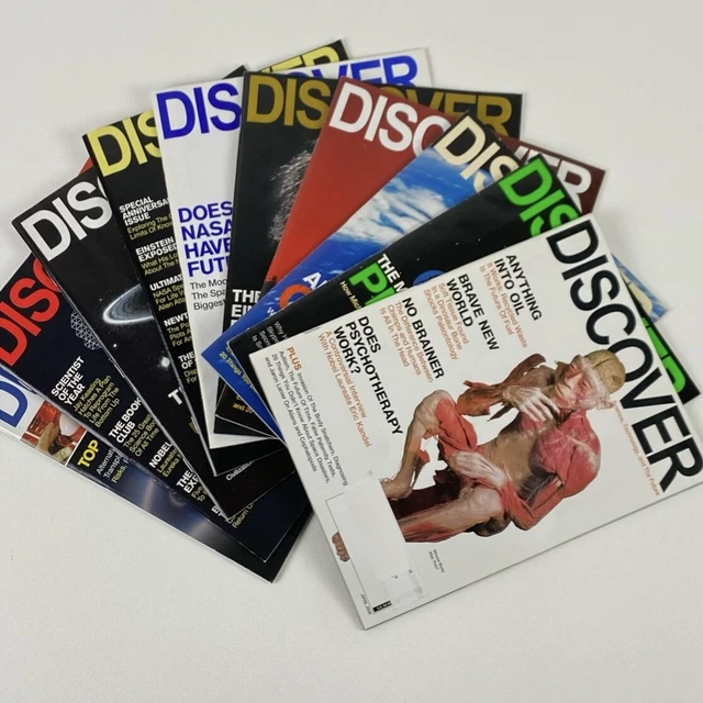 DISCOVER MAGAZINE - 1 MAGAZINE - CHOOSE YOUR ISSUE 2006-2020 £4.49 ...