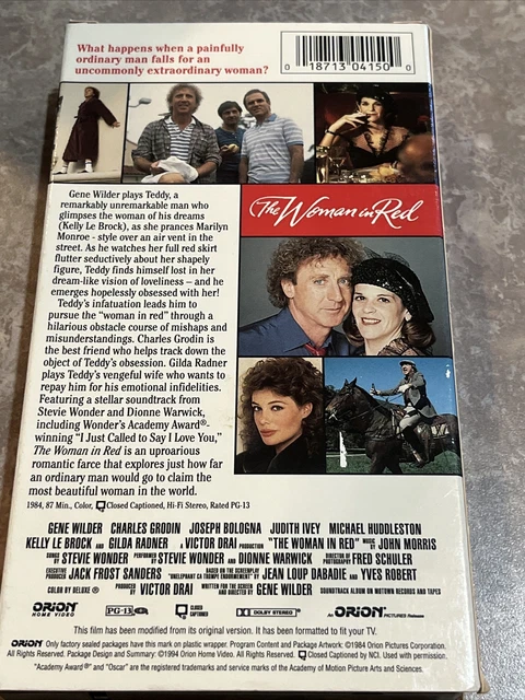 THE WOMEN IN Red VHS Preowned Gene Wilder Orion ***TESTED*** £3.86 ...