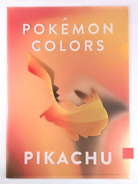 PIKACHU POKEMON COLORS A4 Clear File Nintendo Du Japon F/S EUR 22,90 ...