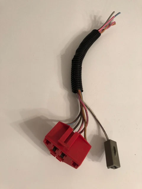 FORD EEC-IV SELF-TEST Diagnostic Connector RED Wiring Pigtail Test Plug ...