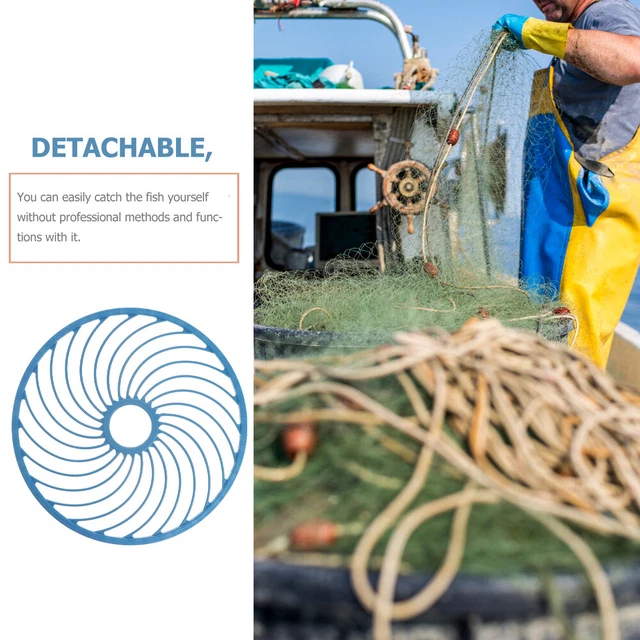 CIRCLE NET THROWER Catch Fishing Nets Net Throwing Disc Circle Net ...