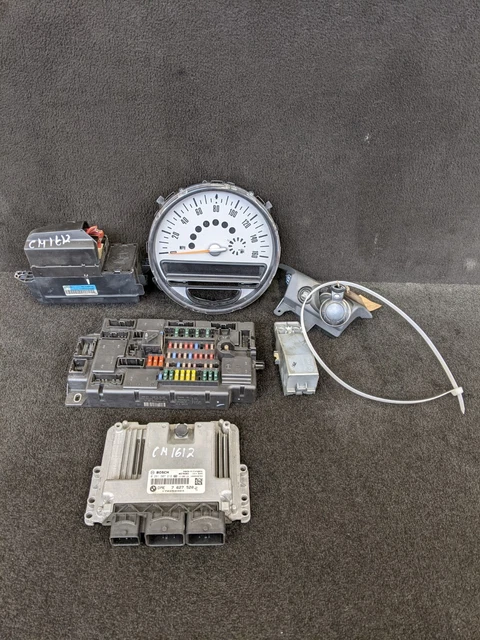 MINI COOPER R56 1.6 Petrol Complete Engine Ecu Kit Lock Set N16B16 £193 ...