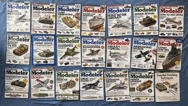 46 MAGAZINES FINESCALE Modeler,Special Issues,Presents Great Scale ...