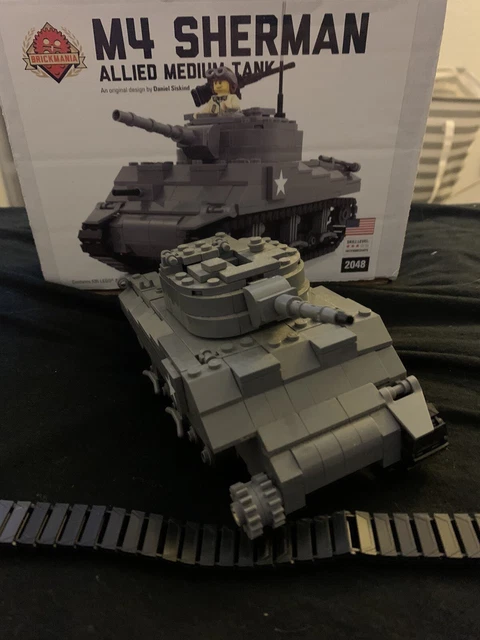 GENUINE LEGO, BRICKMANIA WW2 Allied M4 Sherman - Medium Tank EUR 92,79 ...