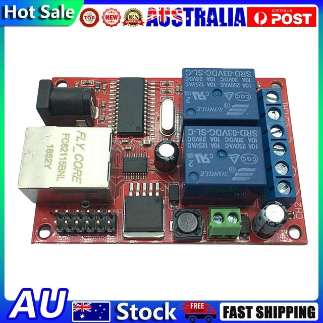 Lan Ethernet Tcp Udp Controller Module Relay Board Reusable Use For Android App 3329 Picclick Au