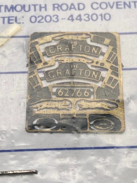 NEW JACKSON EVANS NAMEPLATES For LNER BR CLASS D49 No. 2766 62766 THE ...