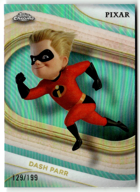 TOPPS DISNEY CHROME 2025 No. 151 Dash Parr Teal Refractor 129/199 $26. ...