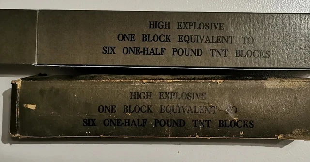 REPRODUCTION D'UN BLOCK de démolition M3 inerte us WW2 EUR 15,00 ...