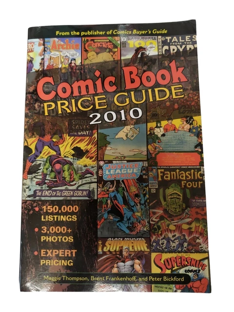 COMIC BOOK PRICE Guide by Thompson Maggie and Brent Frankenhoff (2010 ...