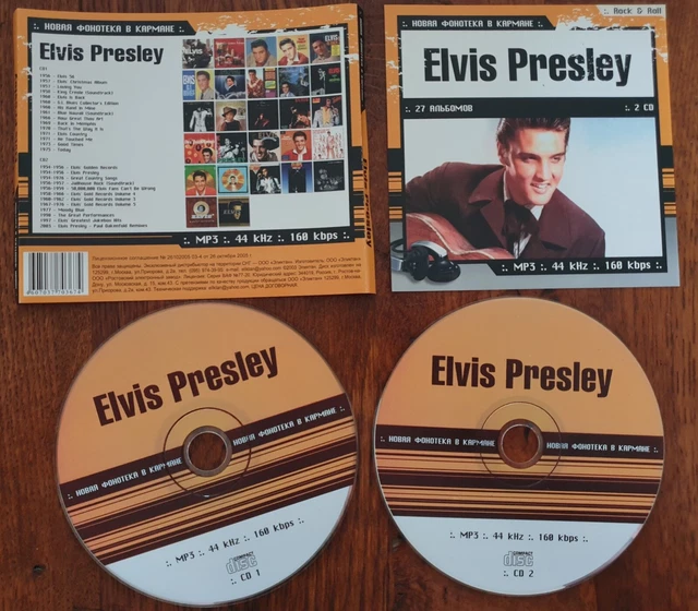 Elvis Presley 2 Cd Elvis Presley Mp3 Rare Eur 35 00 Picclick Fr