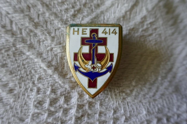 INSIGNE MÉDICAL SERVICE de Santé des Armées HE 414 Hôpital d'évacuation ...