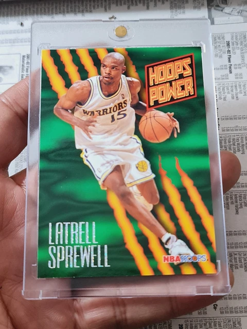 1994-95 NBA HOOPS Latrell Sprewell Power Ratings #PR17 🔥 Golden State ...