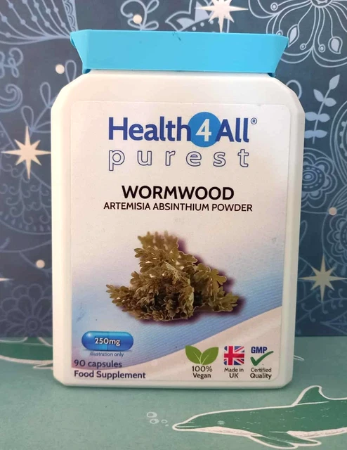 HEALTH4ALL PUREST WORMWOOD 250Mg Artemisia Absinthium Powder 90 ...