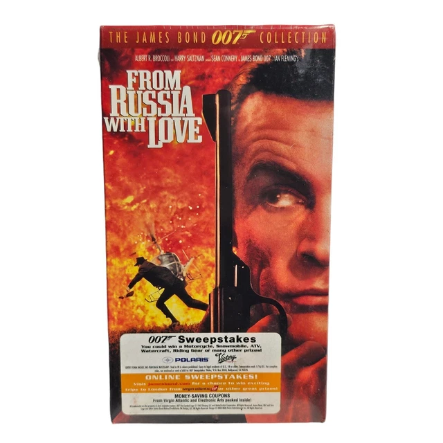 FROM RUSSIA WITH Love VHS Tape James Bond 007 Collection Sean Connery ...