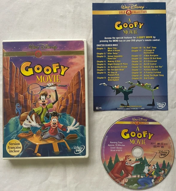A GOOFY MOVIE DVD 1995 Family Comedy Full Screen Bilingual ENG/FR Good ...