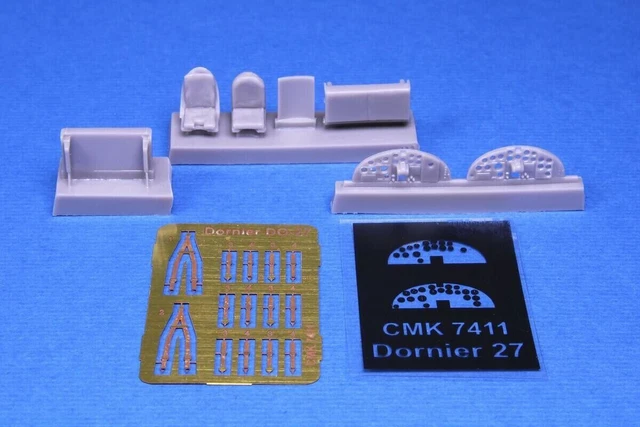 DORNIER DO-27 COCKPIT SET pour KITS DE LOISIRS SPÉCIAUX #7411 1/72 CMK ...