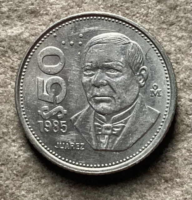 VINTAGE 1985 MEXICO 50 Pesos Coin Mexican $0.99 - PicClick CA