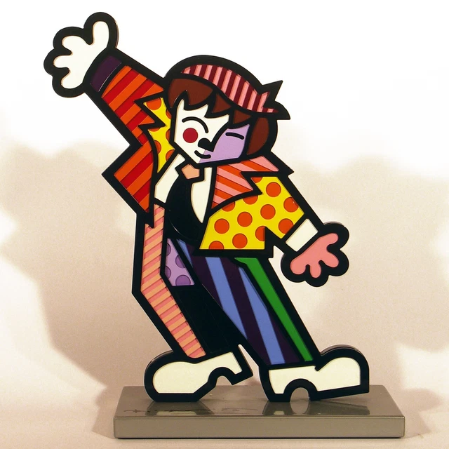 ROMERO BRITTO &&DANCING BOY"" lim. + number., hand signed, COA £923.19 ...