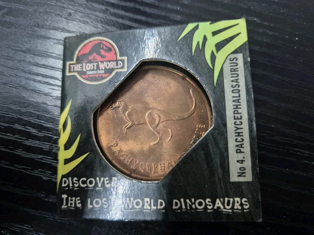 TETLEY 1997 THE LOST WORLD JURASSIC PARK COINS No 4 ...