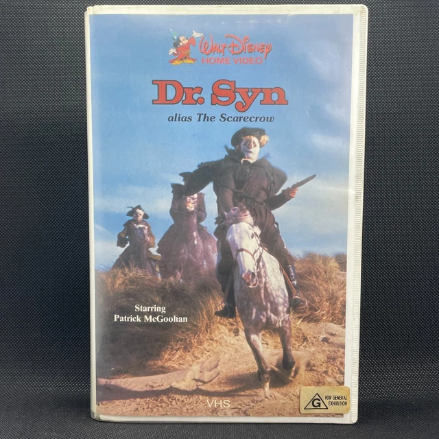 DR. SYN ALIAS The Scarecrow (1964) Disney Home Video VHS - Rare ...