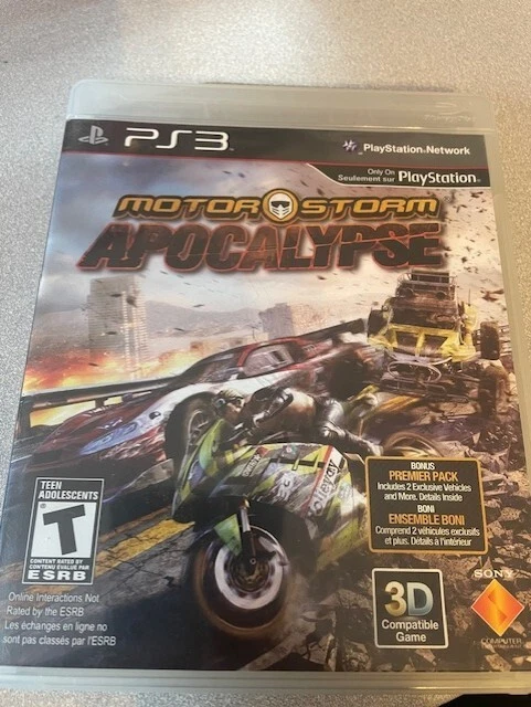PS3 PLAYSTATION MOTOR Storm Apocalypse game ( free shipping to Canada ...