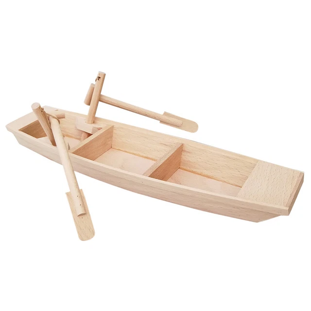 1PC SCHIFFSMODELL AUS Holz Boot Holz Schiff Modell Holz Fischerboot ...